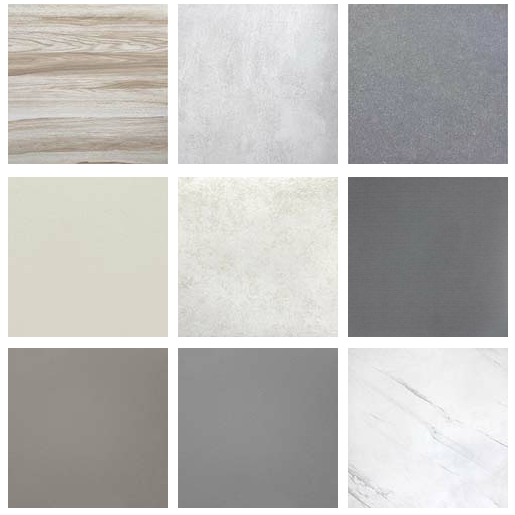 60 x 60 cm Tiles – Floors to Walls